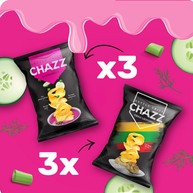 CHAZZ CHIPS - Brave tastes. Next level.