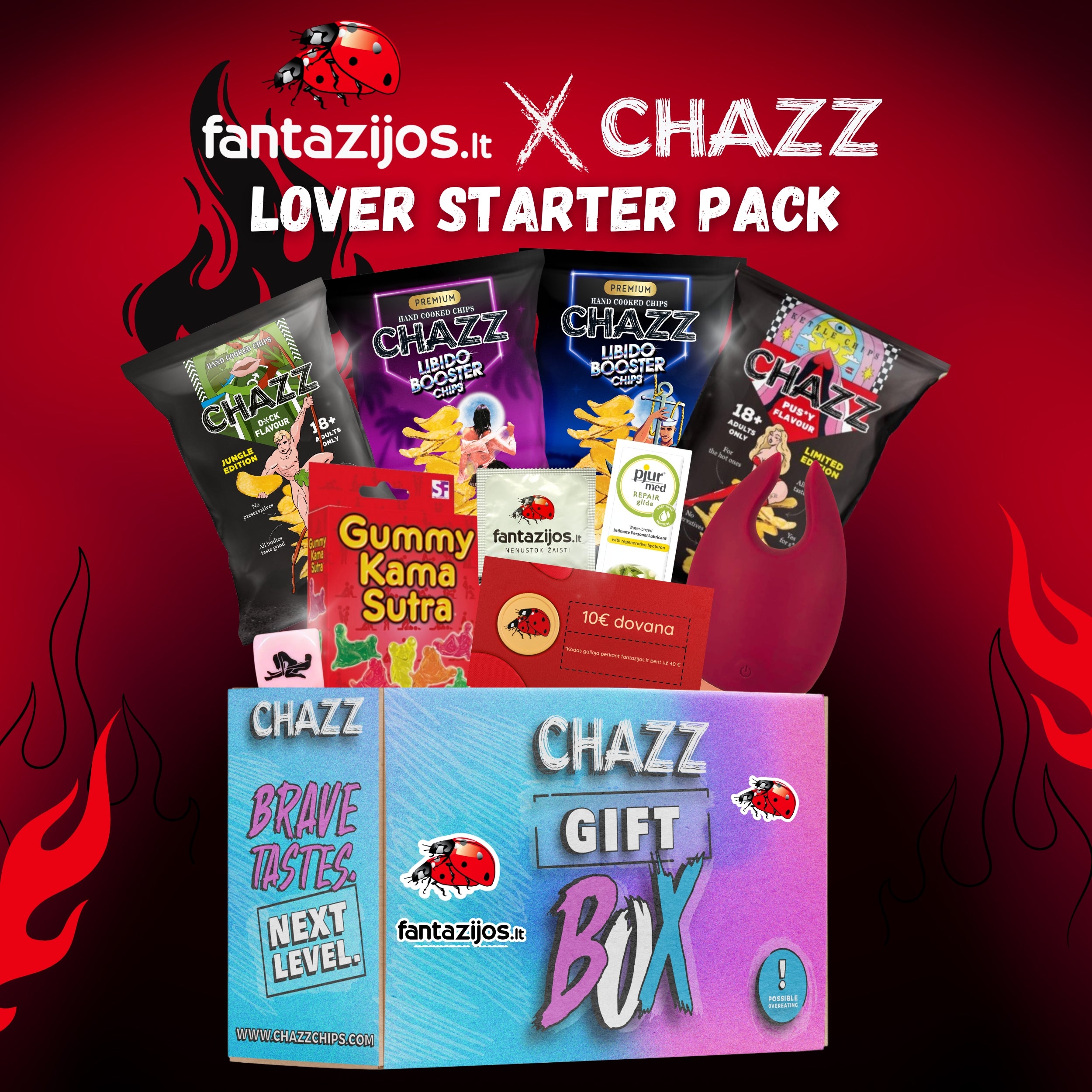 CHAZZ CHIPS - Brave tastes. Next level.