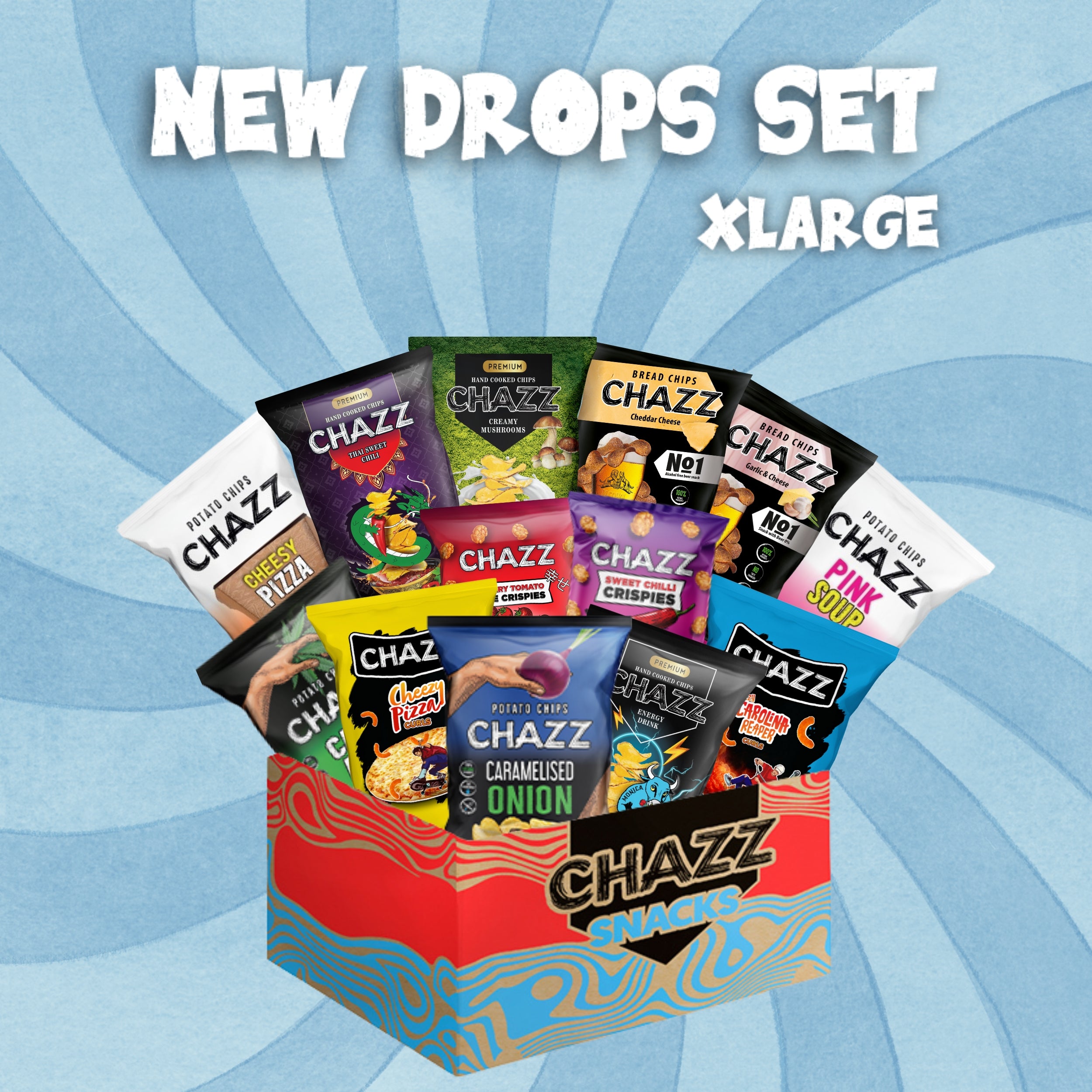 CHAZZ CHIPS - Brave tastes. Next level.