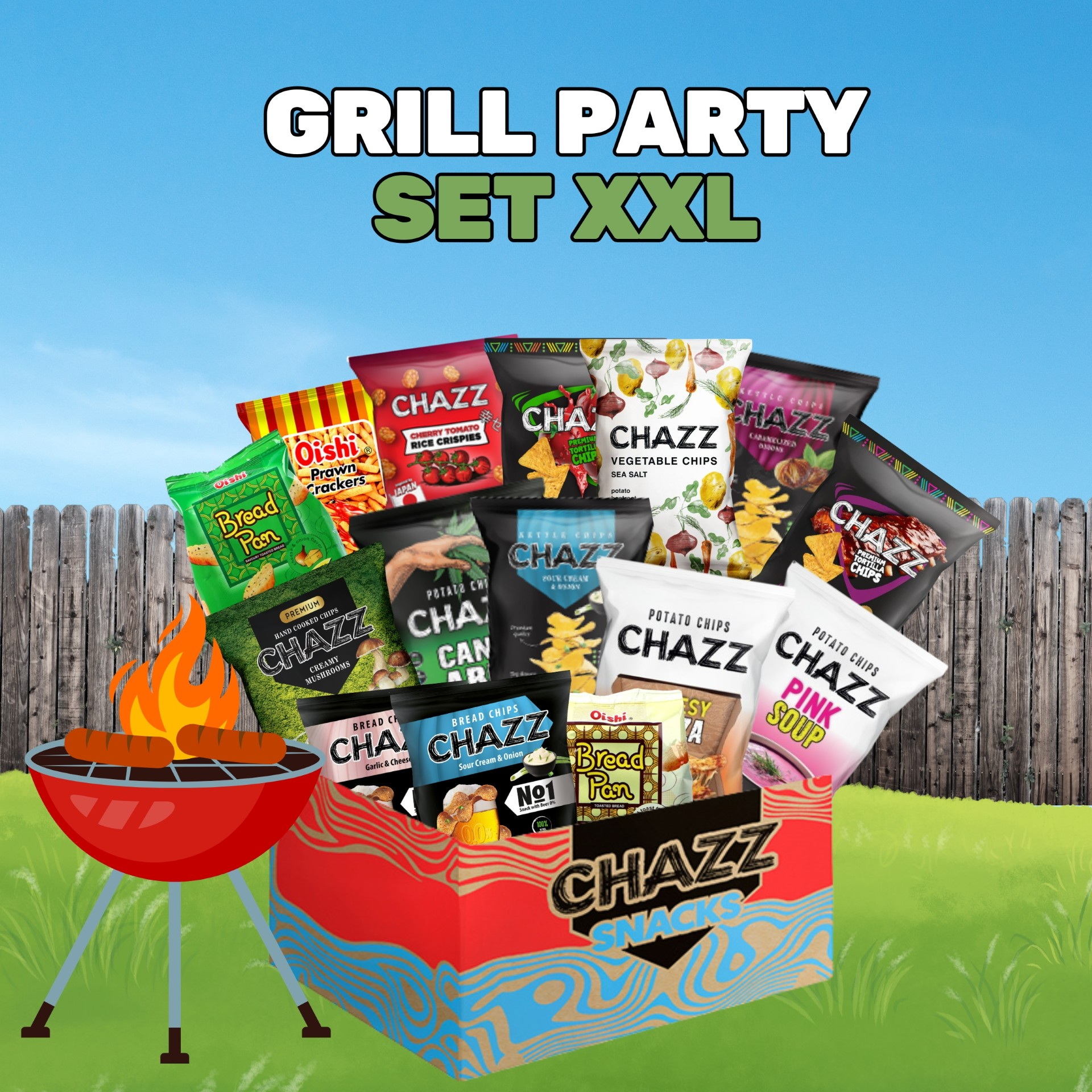 GRILL PARTY SET XXL – CHAZZ CHIPS