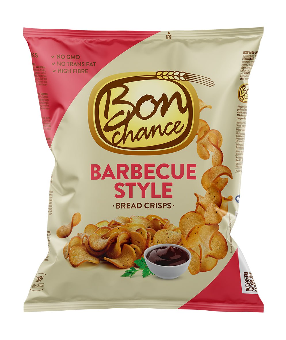 BON CHANCE bread chips, BBQ flavor, 120g. – CHAZZ CHIPS